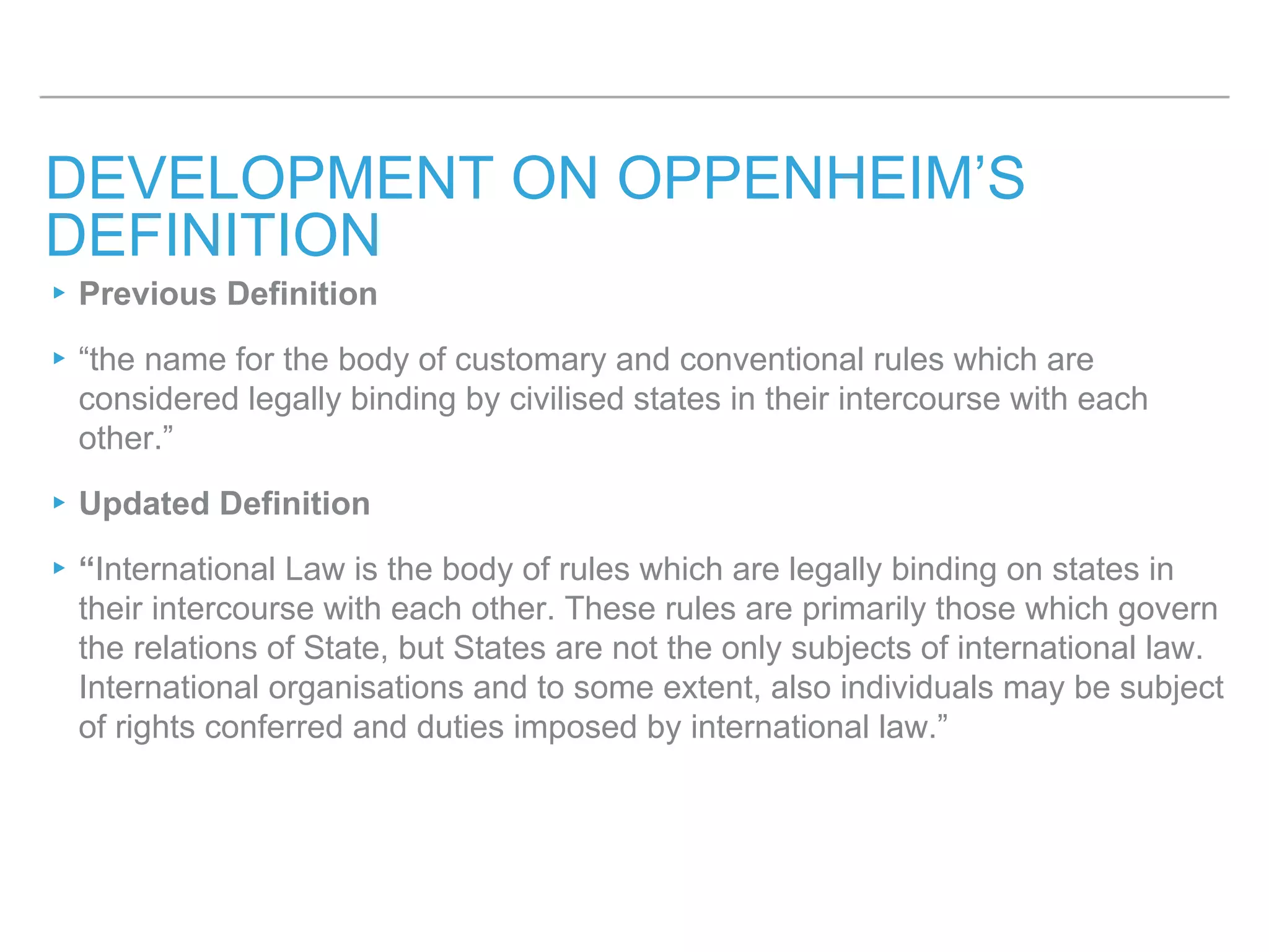 Public international law 1 | PPTX
