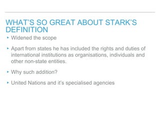 Public international law 1 | PPTX