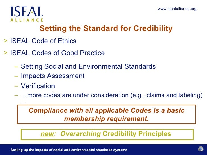 The ISEAL Alliance: An Introduction