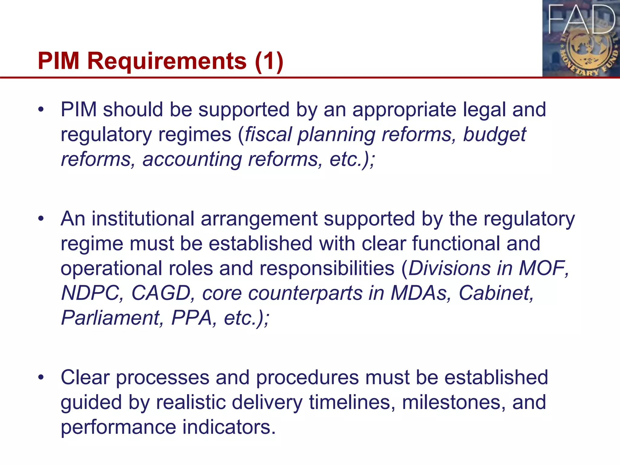 Public investment plan_management | PDF