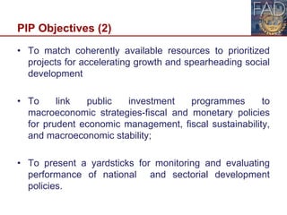 Public investment plan_management | PDF