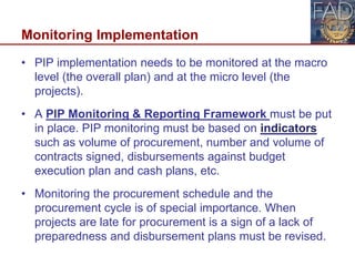 Public investment plan_management | PDF