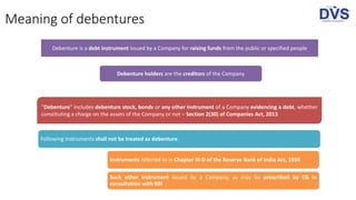 Public issue of debentures | PPTX