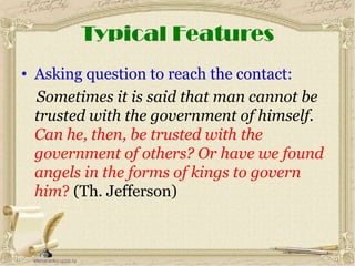 Publicistic Style in the English Language | PPTX