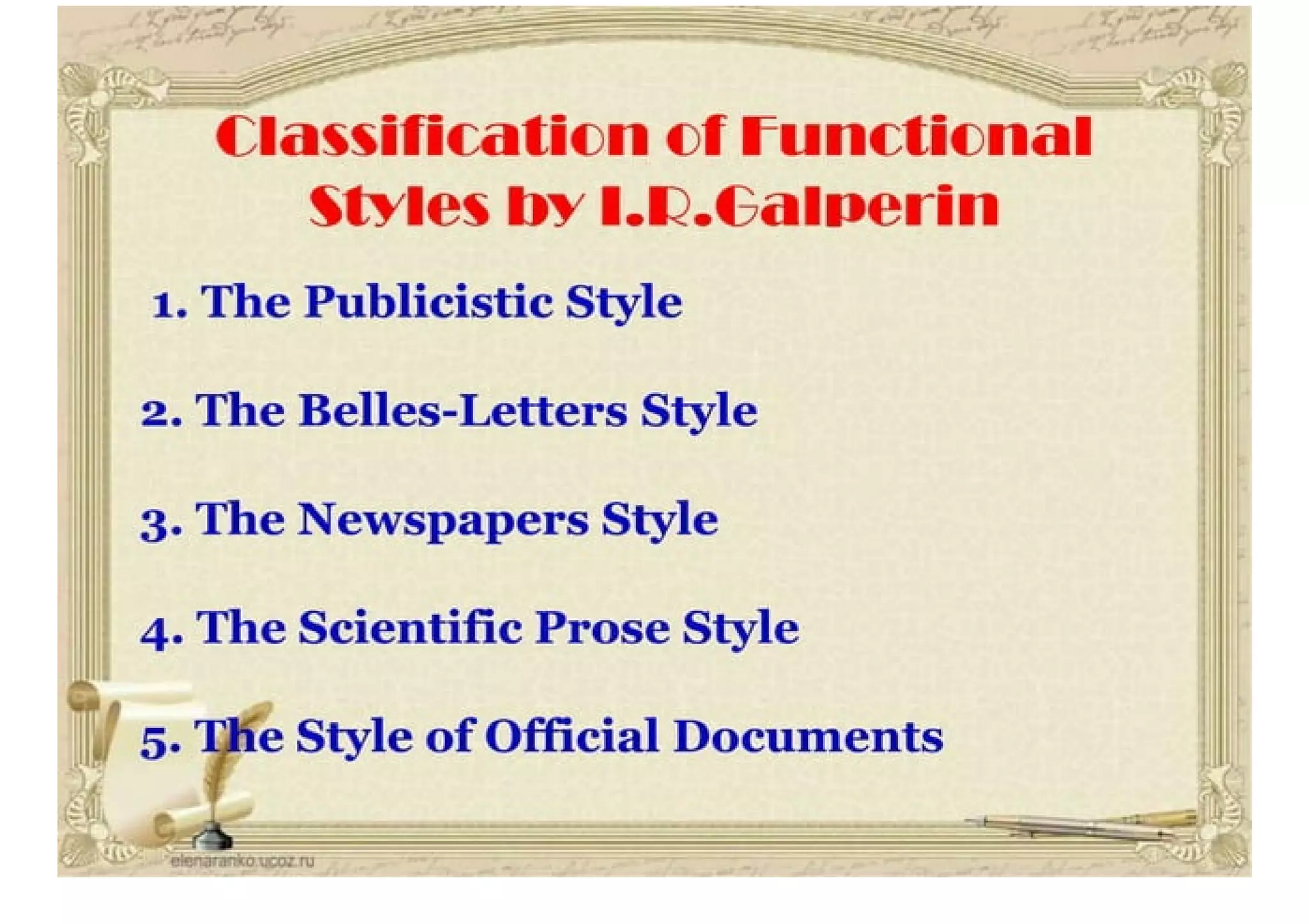 Publicistic Style In The English Language | PDF