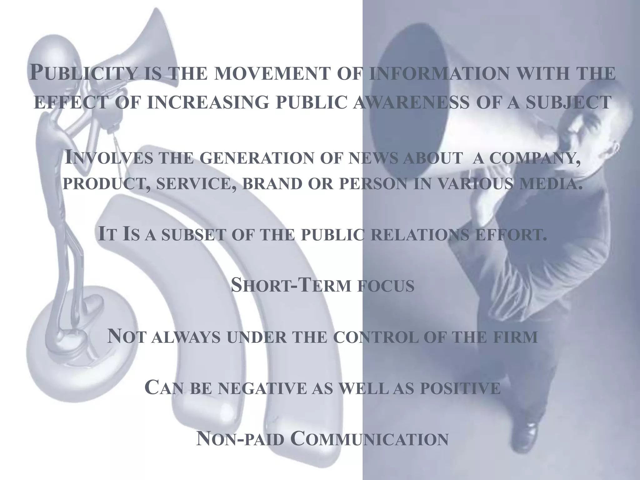Publicity | PPTX