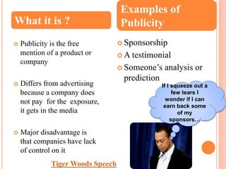 Publicity | PPTX
