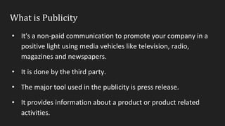 Publicity | PPTX