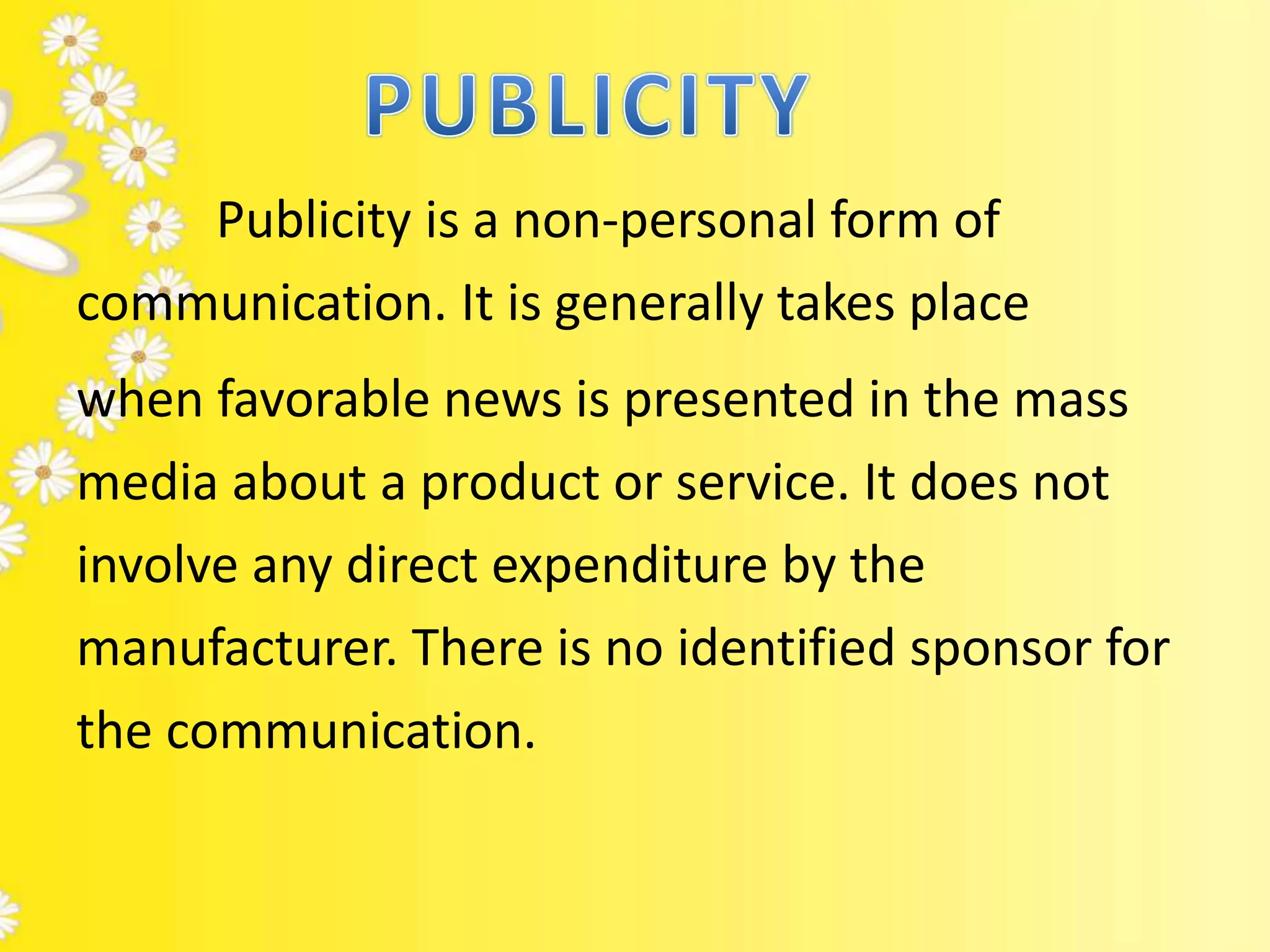 Publicity | PPTX