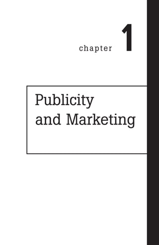 Publicity and marketing | PDF