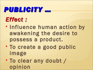 ADVERTISING,PUBLICITY &PROPAGANDA | PPT