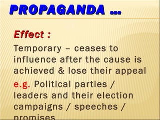 ADVERTISING,PUBLICITY &PROPAGANDA | PPT