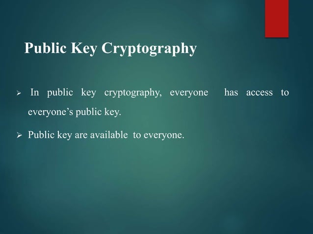 Public Key Distribution | PPTX | Information and Network Security ...