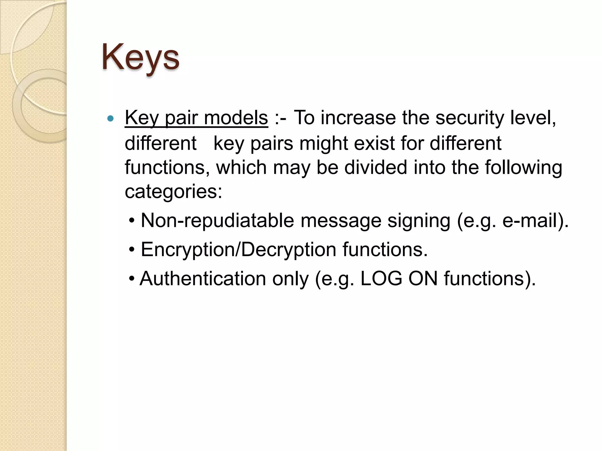 public key infrastructure | PPTX
