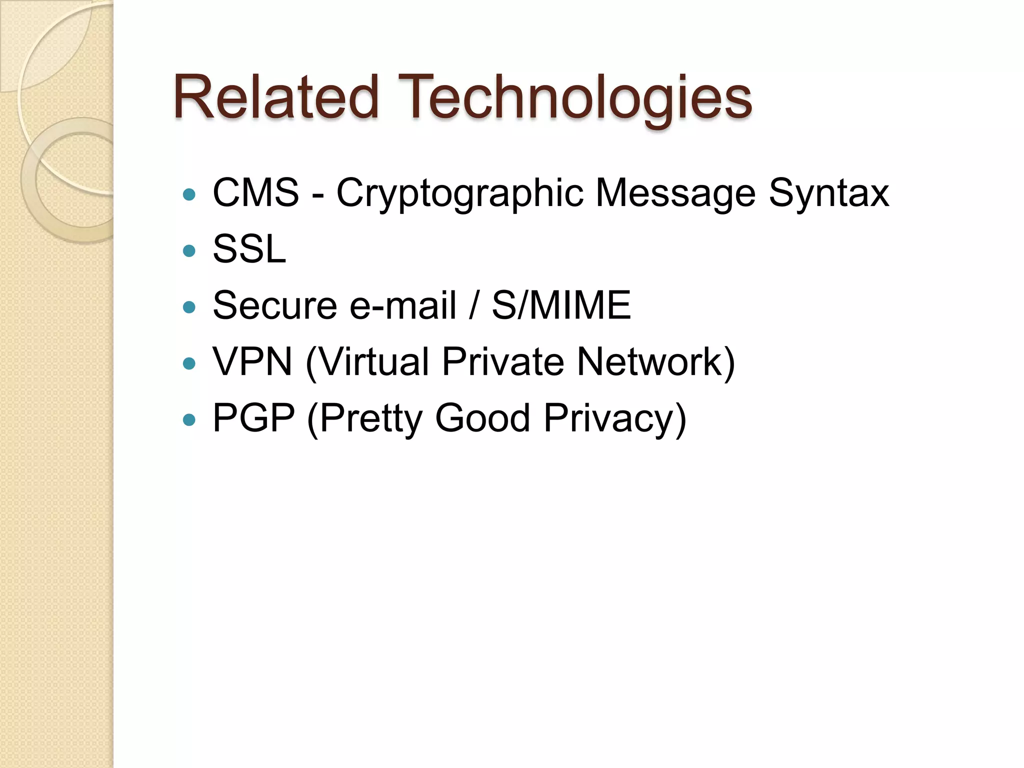 public key infrastructure | PPTX