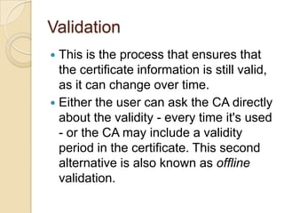 public key infrastructure | PPTX