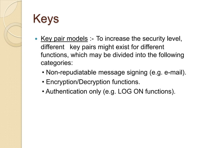 public key infrastructure | PPTX