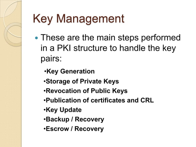 public key infrastructure | PPTX