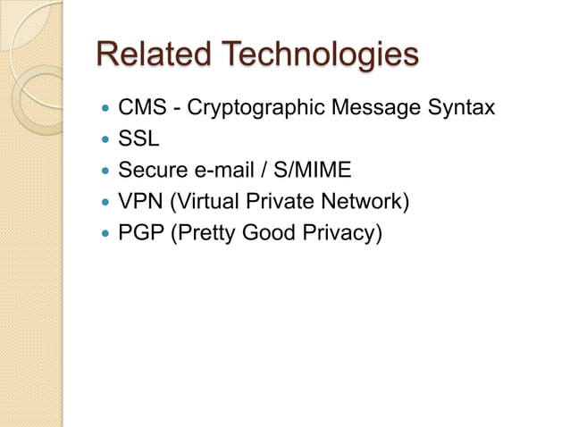public key infrastructure | PPTX