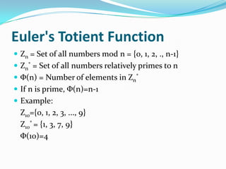 Public Key Algorithms | PPTX