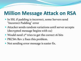 Public Key Algorithms | PPTX