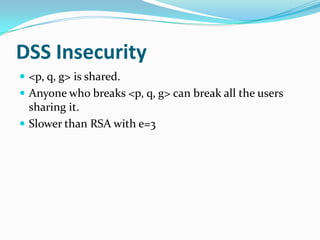 Public Key Algorithms | PPTX