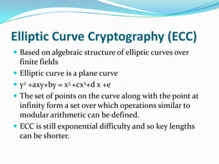 Public Key Algorithms | PPTX