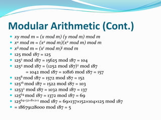 Public Key Algorithms | PPTX