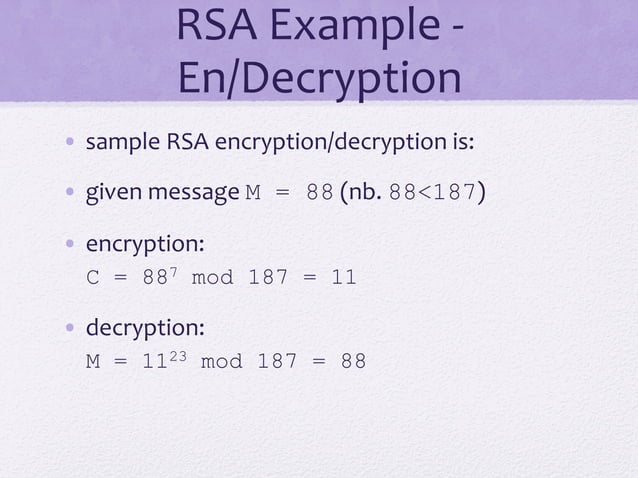 Public Key and RSA.pdf