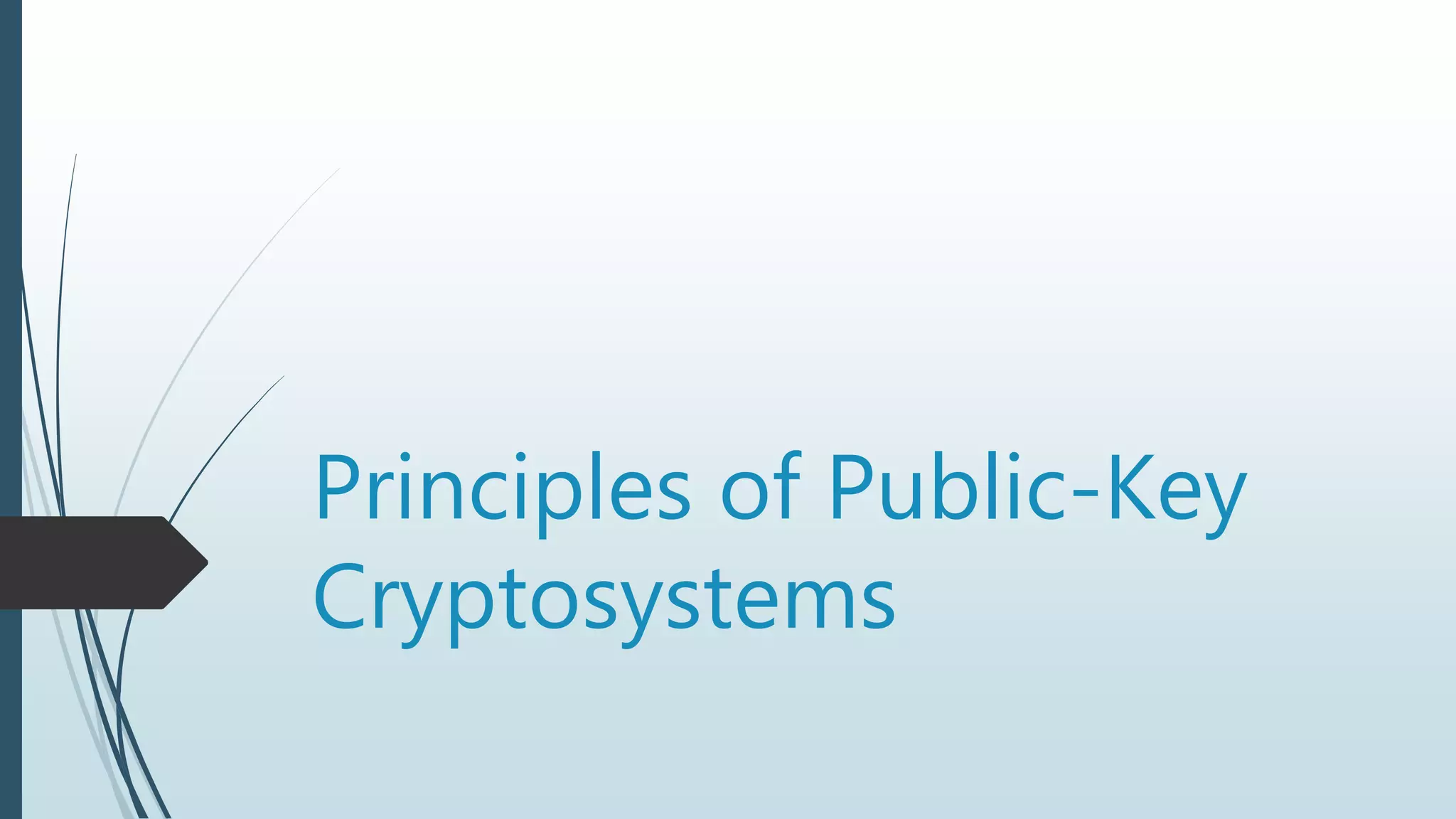 Public Key Cryptosystem | PPTX