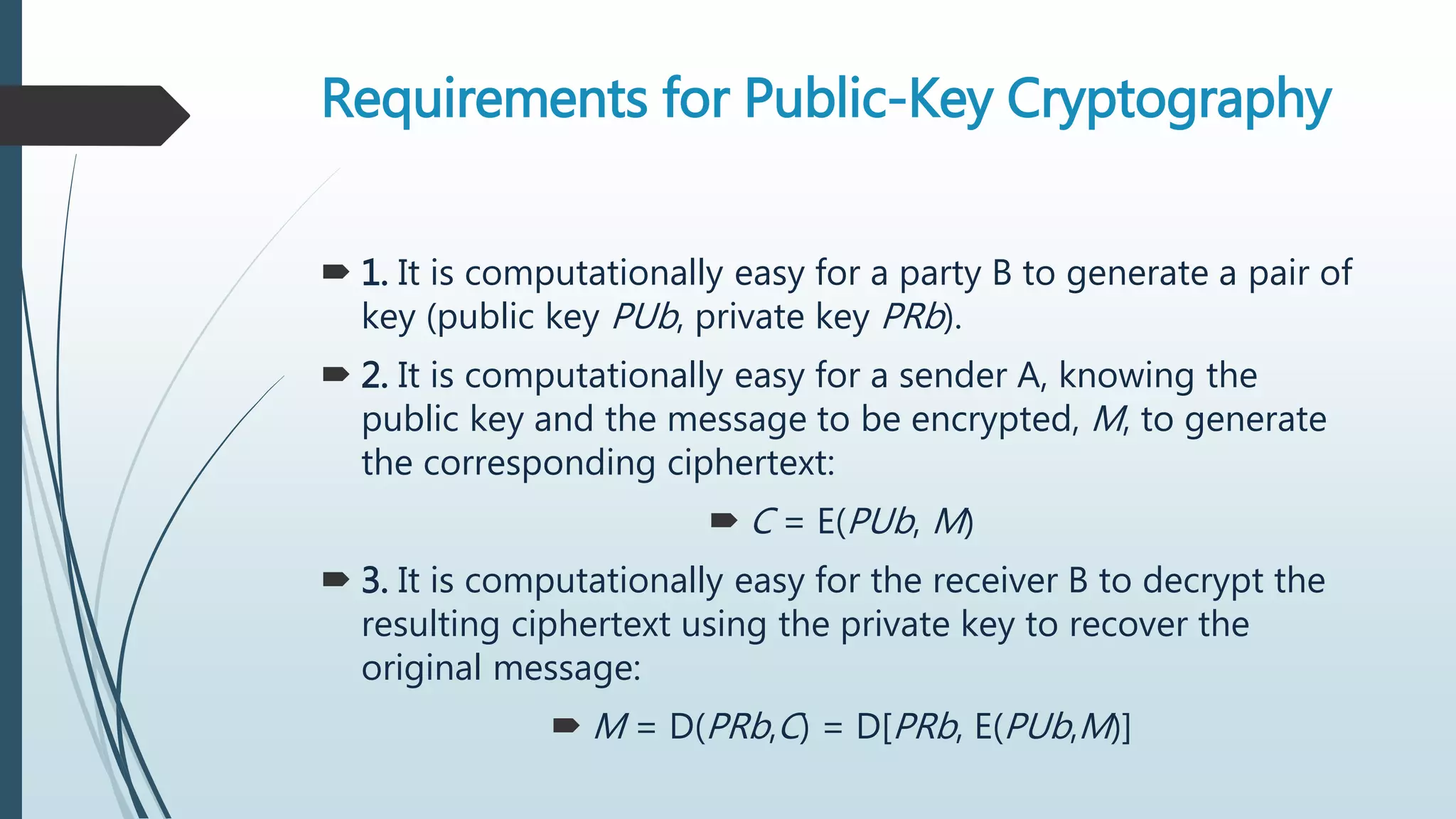 Public Key Cryptosystem | PPTX