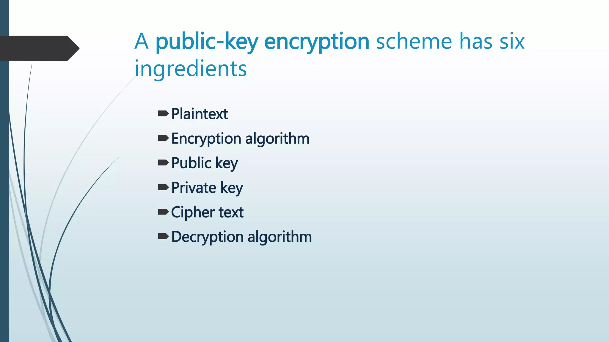 Public Key Cryptosystem | PPTX