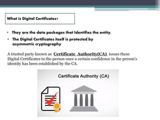 Public key infrastructure | PPTX | Information and Network Security ...