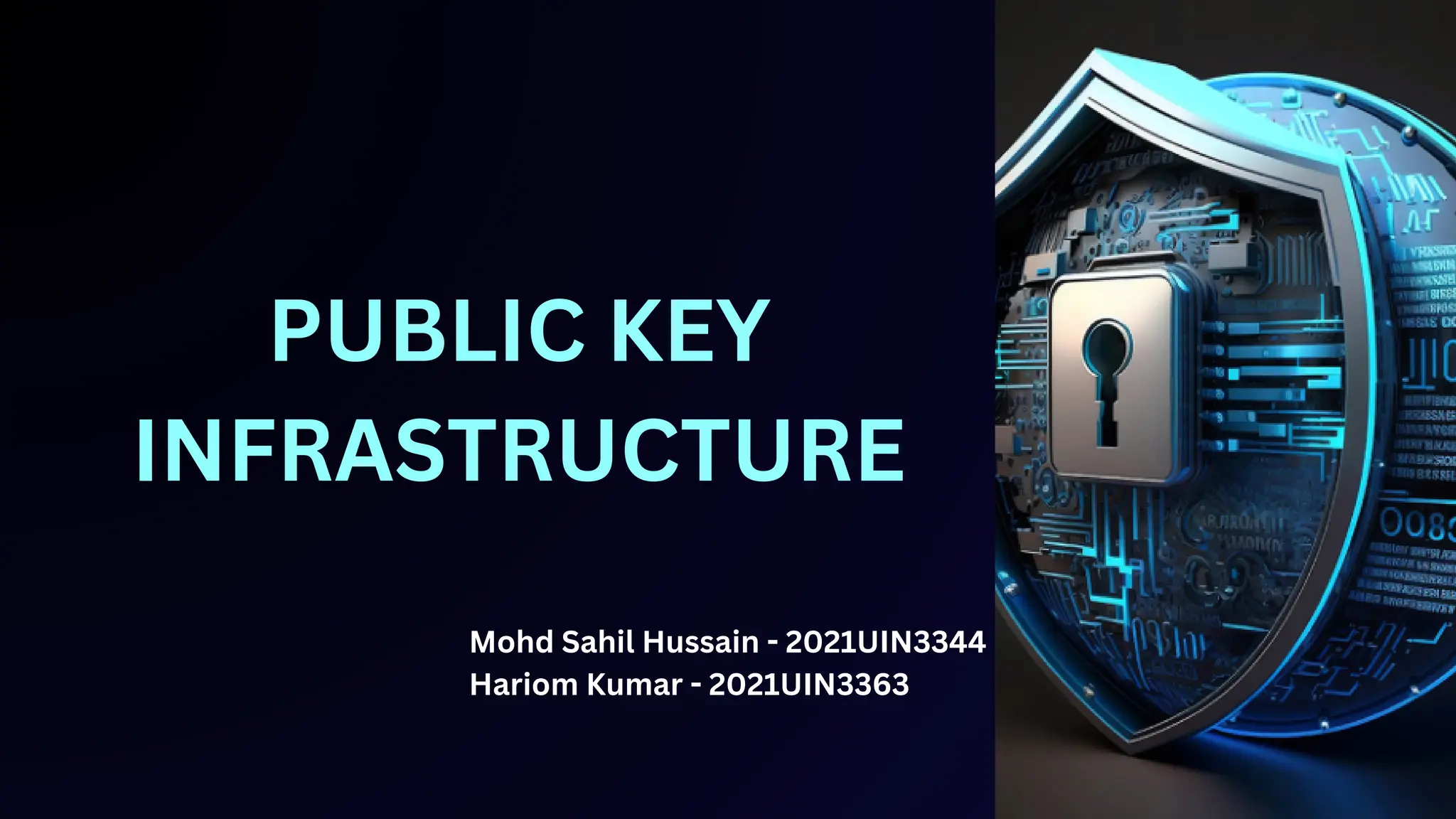 PUBLIC KEY INFRASTRUCTURE Network and network devices | PPT