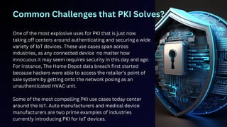 PUBLIC KEY INFRASTRUCTURE Network and network devices | PPT