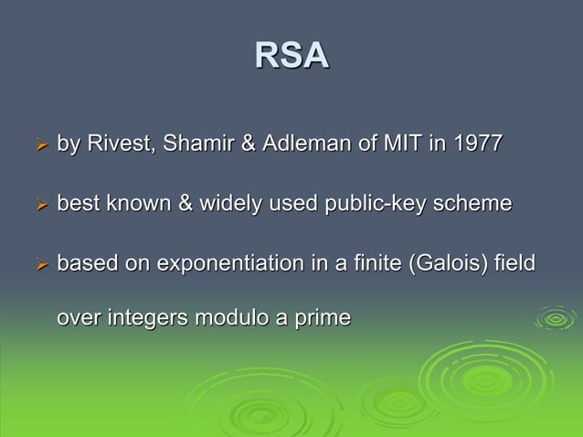 PUBLIC KEY & RSA.ppt