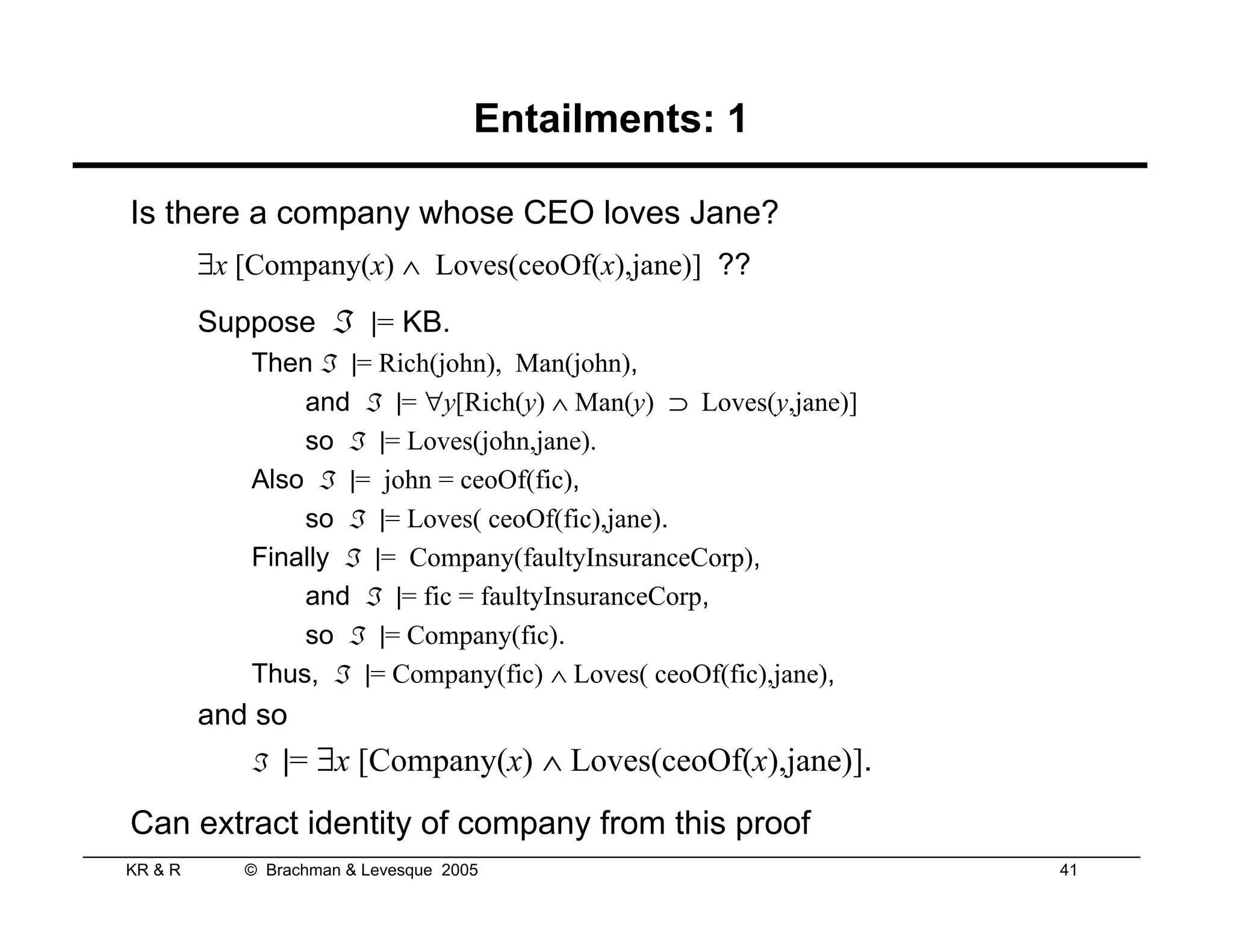 Knowledge Representation and Reasoning Slides | PPT