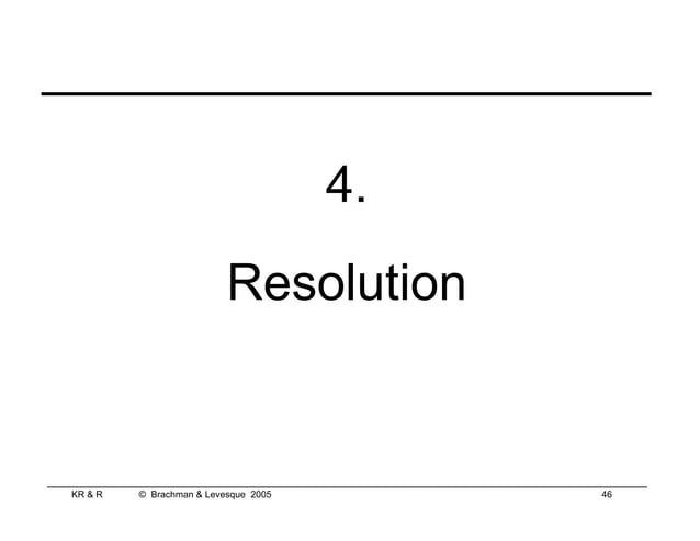 Knowledge Representation and Reasoning Slides | PPT