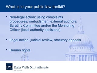 Public law toolkit - Melanie Carter | PPT