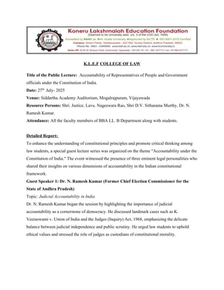 Constitutional law notes and comparative analysis of American and Indian Constitution. | DOCX