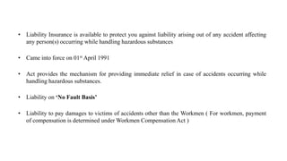 Public liability insurance act 1991 | PPTX