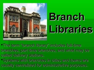 Public libraries | PPT