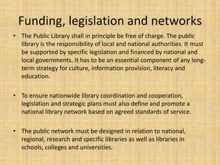 Public libraries & it’s services | PPSX