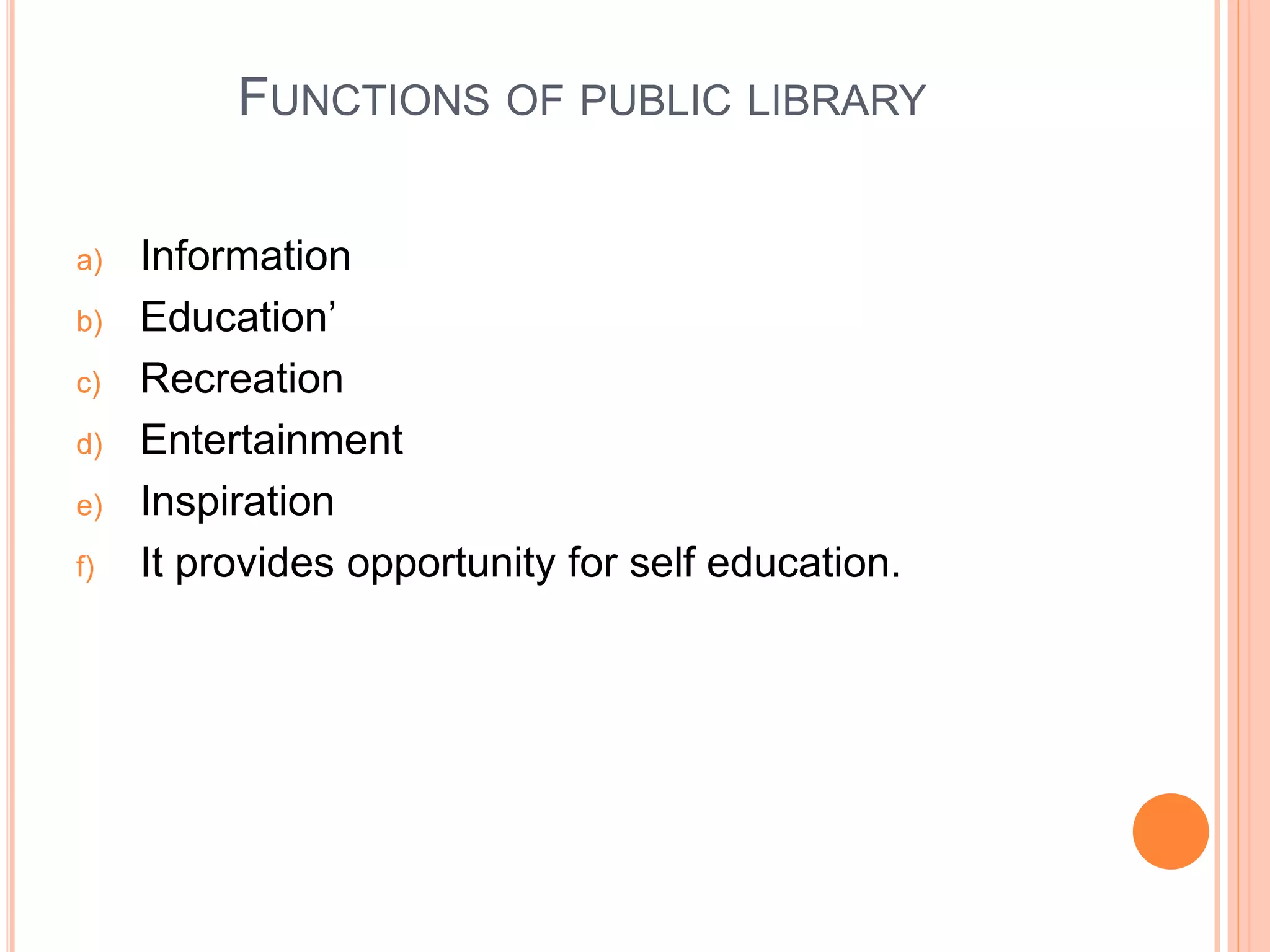 Public library | PPTX