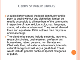 Public library | PPTX