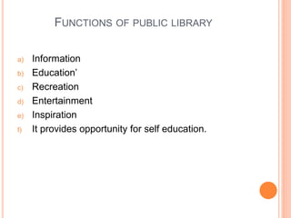 Public library | PPTX