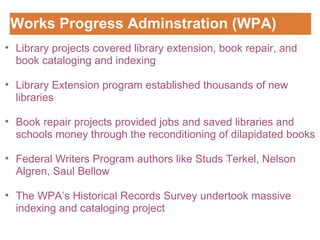 History of Public Libraries | PPT