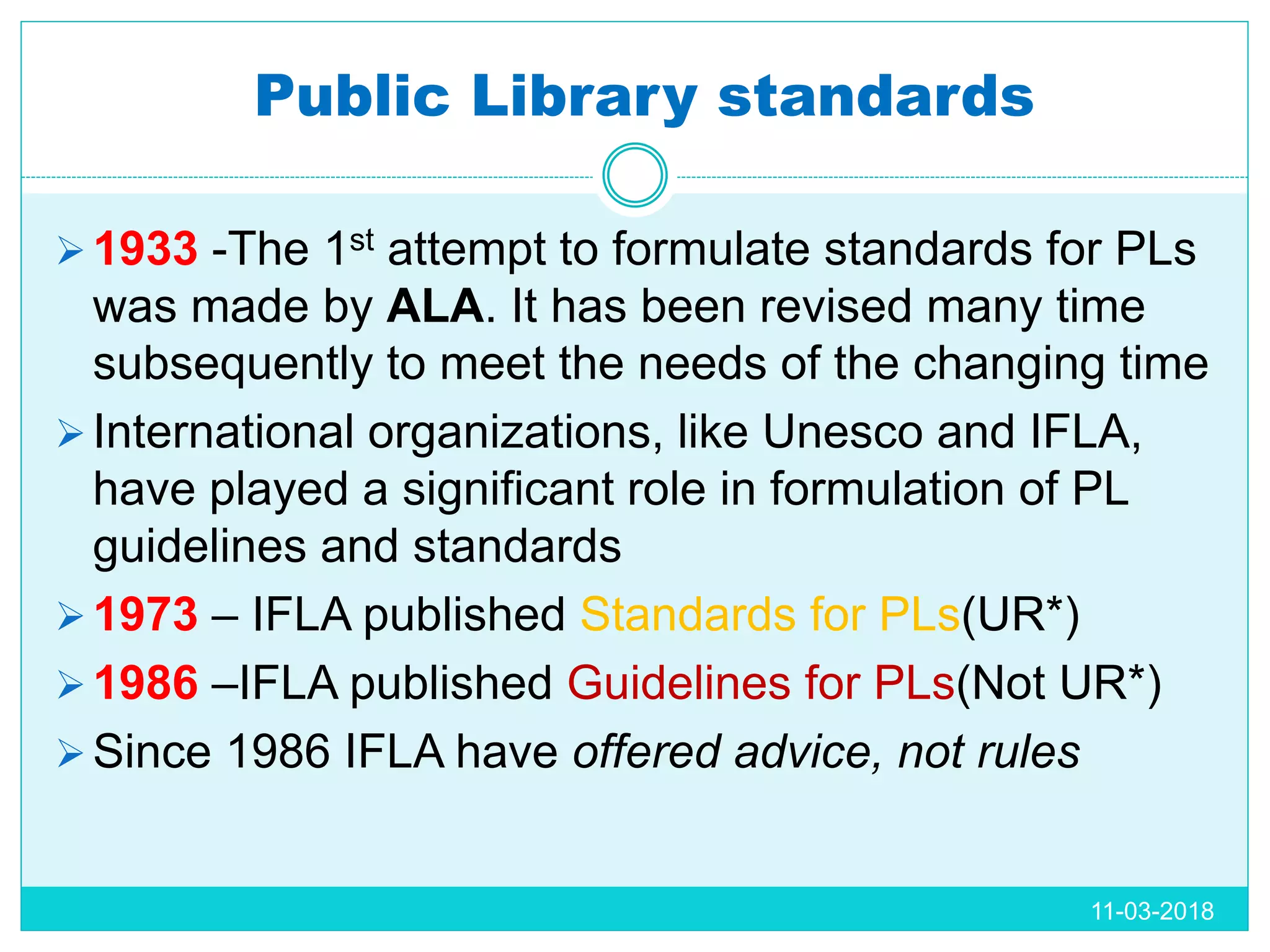 Public library system | PPTX