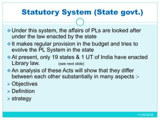 Public library system | PPTX