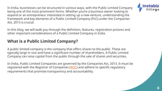 Understanding Public Limited Companies: A Comprehensive Guide | PPT